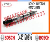 China 0445120316 Durable engine parts diesel common rail injector fuel 0445120316 For Truck for sale