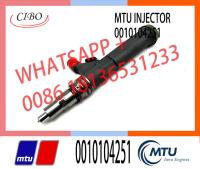 China Remanufactured High Quality Fuel Injector 0010104251 for MTU 1600 diesel engine fuel injector VTO-B160BM 0010104251/71 for sale