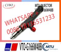 China High Quality Common Fuel Injector VTO-G166W48B 001010695 G166W48B Inyectores de combustible MTU refabricados for sale
