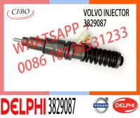 China Excavator parts injector BEBE4C08001 2PINS diesel fuel injector 3829087 for for VOL 16 LITRE INDUSTRIAL for sale