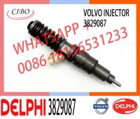 China Excavator parts injector BEBE4C08001 2PINS diesel fuel injector 3829087 for for VOL 16 LITRE INDUSTRIAL for sale