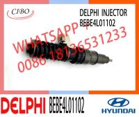 China Diesel Fuel Injector BEBE4L01002 BEBE4L01102 For HYUNDAI L Engine Parts 33800-84710 fuel injector repair kit for sale