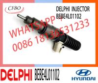 China Diesel Fuel Injector BEBE4L01002 BEBE4L01102 For HYUNDAI L Engine Parts 33800-84710 fuel injector repair kit for sale