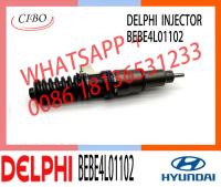 China Diesel Fuel Injector BEBE4L01002 BEBE4L01102 For HYUNDAI L Engine Parts 33800-84710 fuel injector repair kit for sale