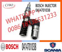 China Auto Parts Fuel Injector 0414701038 0414701063 1766553 Common Rail Injector 0414701038 for sale
