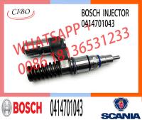 China 0414701092 1734493 0414701043 Unit Injector DC09 DC13 Engine Fuel Injector 0414701092 1734493 0414701043 for sale