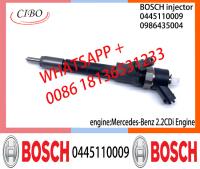 China Diesel Common Rail Injector 0445110009 0986435004 0445110010 0986435027 for Mercedes-Benz 2.2CDi for sale