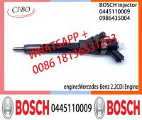 China Diesel Common Rail Injector 0445110009 0986435004 0445110010 0986435027 for Mercedes-Benz 2.2CDi for sale