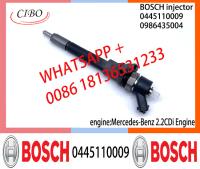 China Diesel Common Rail Injector 0445110009 0986435004 0445110010 0986435027 for Mercedes-Benz 2.2CDi for sale