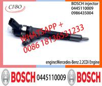 China Diesel Common Rail Injector 0445110009 0986435004 0445110010 0986435027 for Mercedes-Benz 2.2CDi for sale