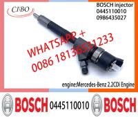China Diesel Common Rail Injector 0445110009 0445110010 0445110011 0445110012 0986435027 for Mercedes-Benz 2.2CDi for sale