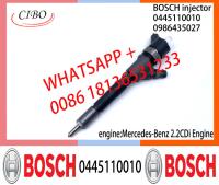 China Diesel Common Rail Injector 0445110009 0445110010 0445110011 0445110012 0986435027 for Mercedes-Benz 2.2CDi for sale