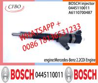China Diesel Common Rail Injector 0445110009 0445110010 0445110011 0445110012 A6110700587 A6110700487 for Mercedes-Benz 2.2CDi for sale