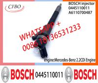China Diesel Common Rail Injector 0445110009 0445110010 0445110011 0445110012 A6110700587 A6110700487 for Mercedes-Benz 2.2CDi for sale