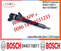 China Diesel Common Rail Injector 0445110009 0445110010 0445110011 0445110012 A6110700587 A6110700487 for Mercedes-Benz 2.2CDi for sale