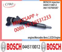 China Diesel Common Rail Injector 0445110009 0986435004 0445110010 0445110012 0445110011 A6110700587 for Mercedes-Benz 2.2CDi for sale