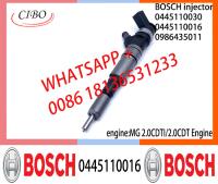 China Diesel Common Rail Injector 0445110030 0445110016 0986435011 for MG 2.0CDTI/2.0CDT for sale