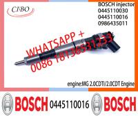 China Diesel Common Rail Injector 0445110030 0445110016 0986435011 for MG 2.0CDTI/2.0CDT for sale