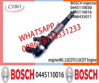 China Diesel Common Rail Injector 0445110030 0445110016 0986435011 for MG 2.0CDTI/2.0CDT for sale
