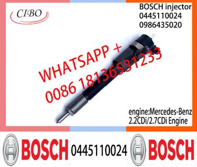 China Diesel Common Rail Injector 0445110024 0445110025 0986435029 A6110700687 for Mercedes-Benz 2.0CDi/2.2CDi/2.7CDi for sale