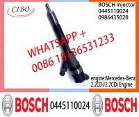 China Diesel Common Rail Injector 0445110024 0445110025 0986435029 A6110700687 for Mercedes-Benz 2.0CDi/2.2CDi/2.7CDi for sale