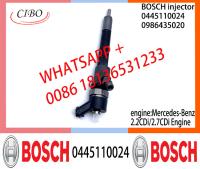 China Diesel Common Rail Injector 0445110024 0445110025 0986435029 A6110700687 for Mercedes-Benz 2.0CDi/2.2CDi/2.7CDi for sale