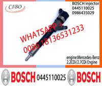 China Diesel Common Rail Injector 0445110024 0445110025 0986435029 098643502 A6110700687for Mercedes-Benz 2.0CDi/2.2CDi/2.7CDi for sale