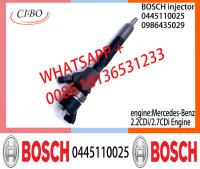 China Diesel Common Rail Injector 0445110024 0445110025 0986435029 098643502 A6110700687for Mercedes-Benz 2.0CDi/2.2CDi/2.7CDi for sale