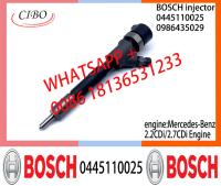 China Diesel Common Rail Injector 0445110024 0445110025 0986435029 098643502 A6110700687for Mercedes-Benz 2.0CDi/2.2CDi/2.7CDi for sale