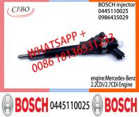 China Diesel Common Rail Injector 0445110024 0445110025 0986435029 098643502 A6110700687for Mercedes-Benz 2.0CDi/2.2CDi/2.7CDi for sale