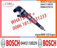 China Diesel Common Rail Injector 0445110029 0445110007 0445110041 0445110049 0445110037 0986435010 for BMW 3.0D for sale