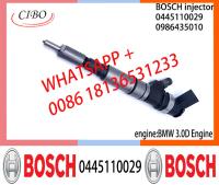 China Diesel Common Rail Injector 0445110029 0445110007 0445110041 0445110049 0445110037 0986435010 for BMW 3.0D for sale