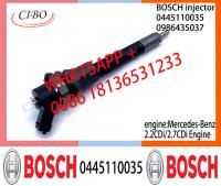 China Diesel Common Rail Injector 0445110034 0445110035 0445110095 0445110096 0986435037 for Mercedes-Benz 2.2CDi/2.7CDi for sale