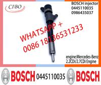 China Diesel Common Rail Injector 0445110034 0445110035 0445110095 0445110096 0986435037 for Mercedes-Benz 2.2CDi/2.7CDi for sale