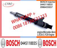 China Diesel Common Rail Injector 0445110034 0445110035 0445110095 0445110096 0986435037 for Mercedes-Benz 2.2CDi/2.7CDi for sale