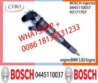 China Diesel Common Rail Injector 0445110029 0445110007 0445110037 0445110041 93171707 R1590076 13537785983 for BMW 3.0D for sale
