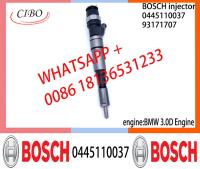 China Diesel Common Rail Injector 0445110029 0445110007 0445110037 0445110041 93171707 R1590076 13537785983 for BMW 3.0D for sale