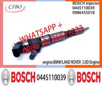 China Diesel Common Rail Injector 0445110039 0986435018 0986435019 13537785573 13537785984 13534701464 for BMW/LAND ROVER 3.0D for sale