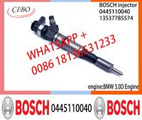 China Diesel Common Rail Injector0445110040 13537785574 0445110041 0986435095 13537785985 for BMW 3.0D for sale