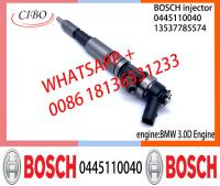 China Diesel Common Rail Injector0445110040 13537785574 0445110041 0986435095 13537785985 for BMW 3.0D for sale