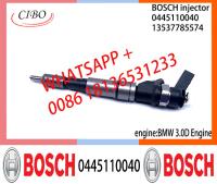 China Diesel Common Rail Injector0445110040 13537785574 0445110041 0986435095 13537785985 for BMW 3.0D for sale