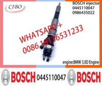 China Diesel Common Rail Injector 0445110047 0986435022 13534701464 0445110039 0986435018 for BMW/LAND ROVER 3.0D for sale