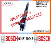 China Diesel Common Rail Injector 0445110047 0986435022 13534701464 0445110039 0986435018 0445110048 0986435094 for BMW 3.0D for sale