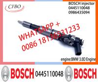 China Diesel Common Rail Injector 0445110047 0986435022 13534701464 0445110039 0986435018 0445110048 0986435094 for BMW 3.0D for sale