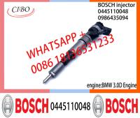 China Diesel Common Rail Injector 0445110047 0986435022 13534701464 0445110039 0986435018 0445110048 0986435094 for BMW 3.0D for sale