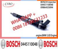 China Diesel Common Rail Injector 0445110047 0986435022 13534701464 0445110039 0986435018 0445110048 0986435094 for BMW 3.0D for sale