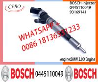 China Diesel Common Rail Injector 0445110046 0445110049 93169141 0445110048 0986435094 0445110047 0986435022 for BMW 3.0D for sale