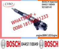 China Diesel Common Rail Injector 0445110046 0445110049 93169141 0445110048 0986435094 0445110047 0986435022 for BMW 3.0D for sale