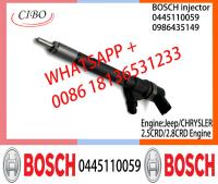 China Diesel Common Rail Injector 0445110059 0986435149 05066820AA for Jeep/CHRYSLER 2.5CRD/2.8CRD for sale
