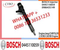 China Diesel Common Rail Injector 0445110059 0986435149 05066820AA for Jeep/CHRYSLER 2.5CRD/2.8CRD for sale